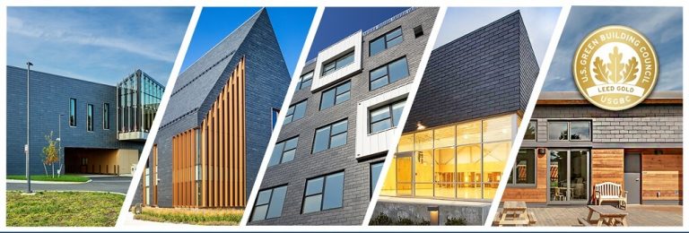Eco friendly cladding: 5 natural slate projects that earned the LEED ...